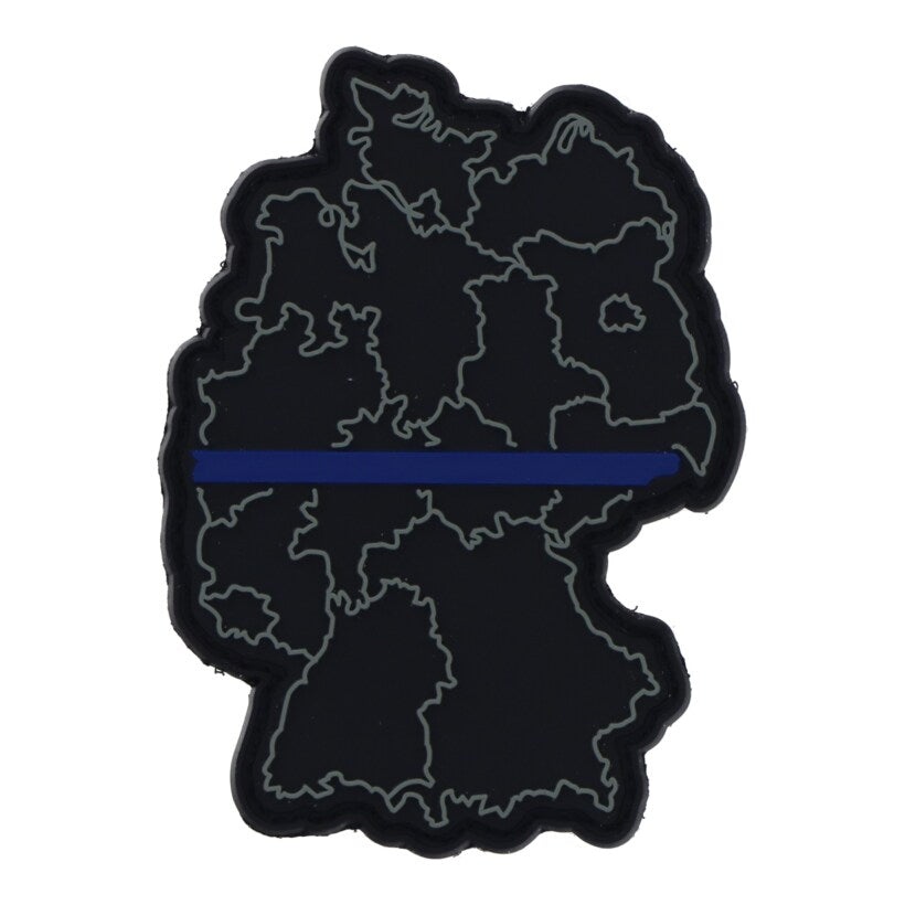 Thin Blue Line Deutschland Rubber Patch – POLAS GmbH
